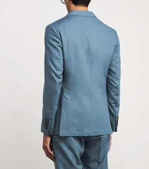 Colombo Cashmere Robert Blazer - Blue