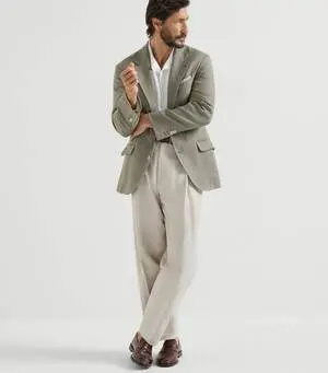 Brunello Cucinelli Deconstructed Cavallo Blazer