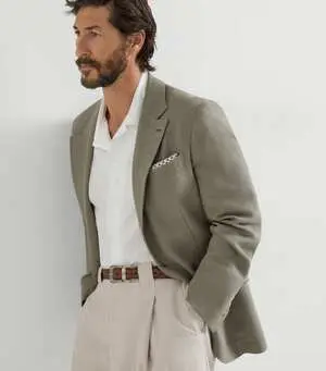 Brunello Cucinelli Deconstructed Cavallo Blazer