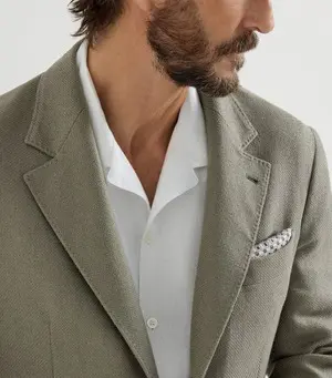 Brunello Cucinelli Deconstructed Cavallo Blazer