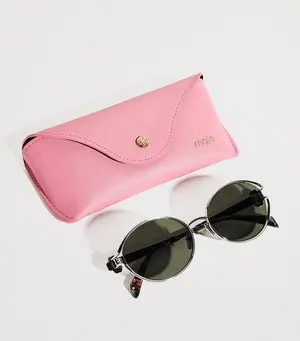 Maje Round Frame Sunglasses
