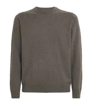Sunspel Cashmere Crew-neck Sweater - Green