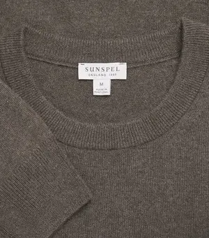 Sunspel Cashmere Crew-neck Sweater - Green
