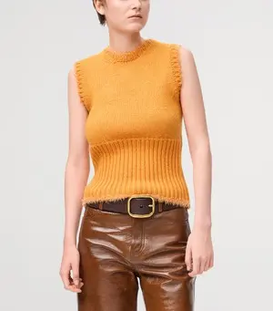 Loewe Wool-blend Ribbed Sweater Vest