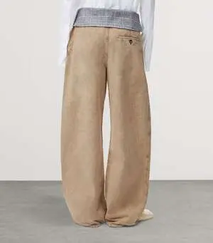Loewe Cotton-wool Barrel Jeans