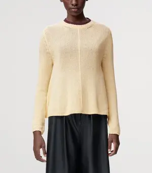 Loewe Cashmere Button-up Sweater - Beige
