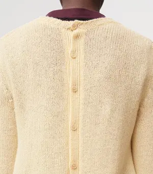 Loewe Cashmere Button-up Sweater - Beige