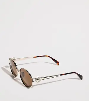 Maje Round Frame Sunglasses