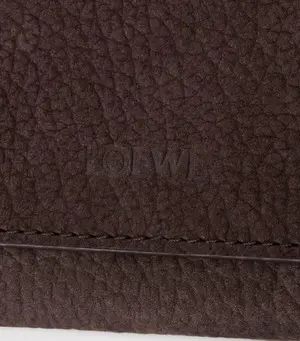 Loewe Medium Suede Pebble Messenger Bag