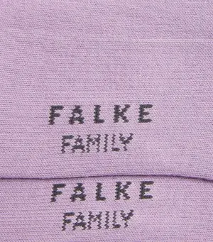 Falke Cotton-blend Family Socks - Purple