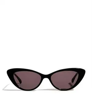 Maje Acetate Cat Eye Sunglasses - Black