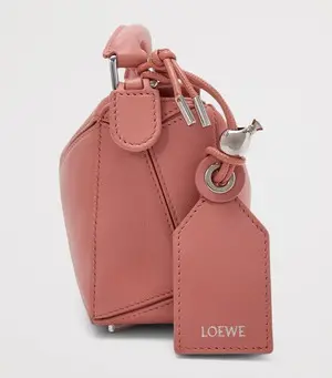 Loewe Mini Featherlight Puzzle Top-handle Bag - Pink