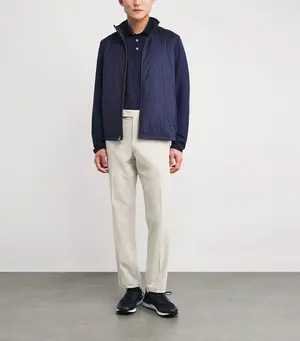 Rlx Ralph Lauren Padded High-neck Jacket - Navy