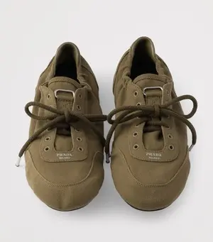 Prada Canvas Collapse Sneakers