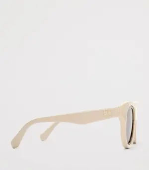 Loewe Mini Anagram Butterfly Sunglasses - Ivory
