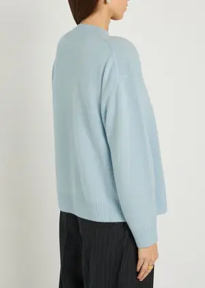 ANINE BING Lee Cashmere Jumper - Light Blue