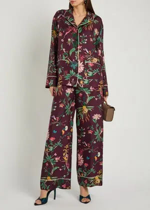 La DoubleJ Zooflora Printed Silk Shirt - Multicoloured