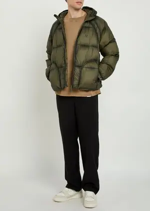 REPRESENT Hooded Nylon Jacket - Olive