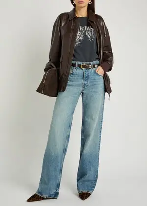 ANINE BING Hugh Wide-leg Jeans