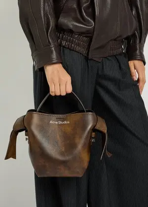 Acne Studios Musubi Mini Leather Shoulder Bag