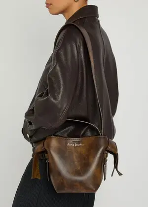 Acne Studios Musubi Mini Leather Shoulder Bag