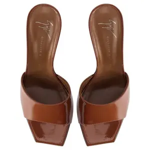GIUSEPPE ZANOTTI Talia 90 Mule - Brown