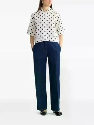 Patou Polka Dot Shirt - White