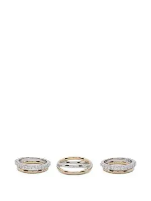 SWAROVSKI Round-cut Cocktail Rings - Silver