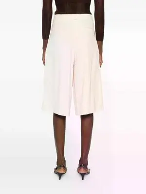TWINSET Pleated Shorts - Neutrals