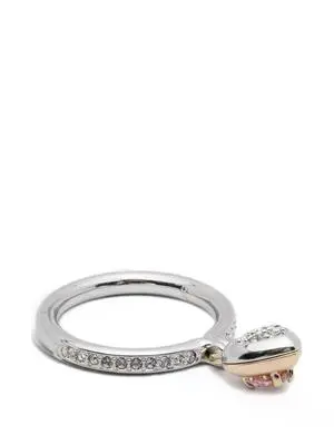 SWAROVSKI Heart-motif Ring - Silver
