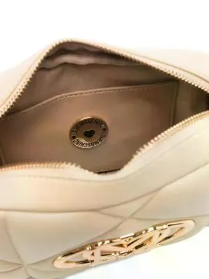 Moschino Quilted Crossbody Bag - Neutrals