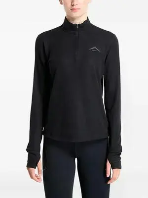 Nike Quarter-zip Sweatshirt With Thumb-hole Cuffs