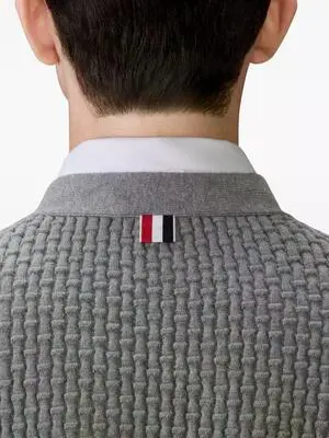 Thom Browne Striped Trim Cardigan