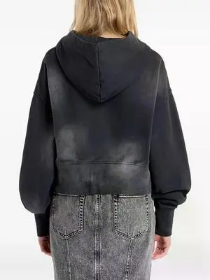 DIME Cropped Zip-up Hoodie