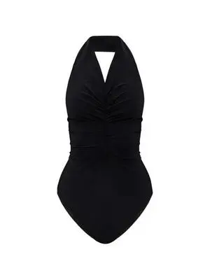Rick Owens Halterneck One-piece Swimsuit - Black