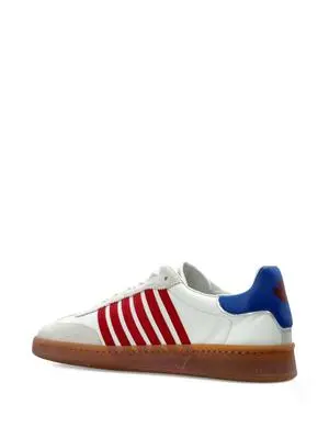Dsquared2 Lace-up Striped Sneakers - White