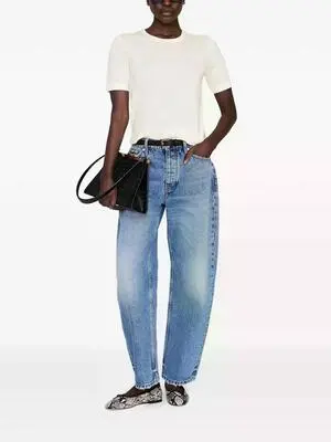 ANINE BING Mora Crop Sweater - Neutrals