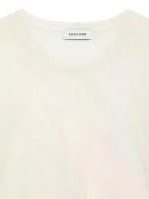 ANINE BING Mora Crop Sweater - Neutrals