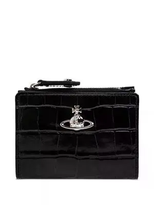 VIVIENNE WESTWOOD Embossed Logo Wallet - Black