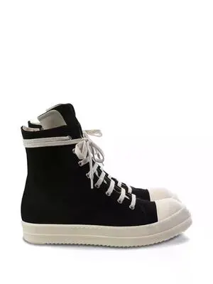 Rick Owens Contrast Stitching Sneakers For Men