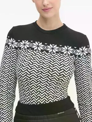 NEWLAND Geometric Snowflake Print Sweatshirt