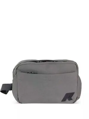 K-WAY Travis Zip Pouch - Grey