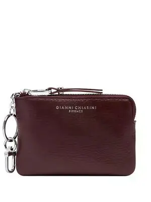 GIANNI CHIARINI Zipped Keyring Purse - Red