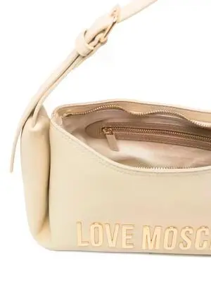 Moschino Embossed Logo Shoulder Bag