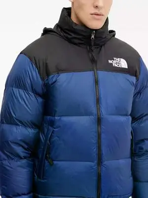 The North Face 1996 Retro Nuptse Hooded Puffer Jacket - Blue