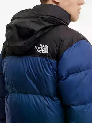 The North Face 1996 Retro Nuptse Hooded Puffer Jacket - Blue