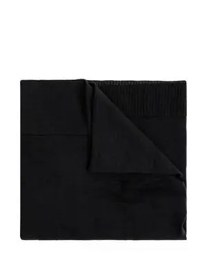 LEMAIRE Ribbed Scarf - Black