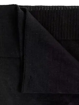 LEMAIRE Ribbed Scarf - Black