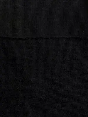 LEMAIRE Ribbed Scarf - Black