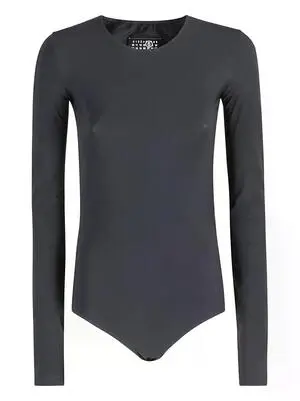 MAISON MARGIELA Long-sleeve Bodysuit - Black